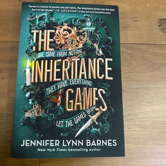 Accents | The Inheritance Games By Jennifer Lynn Barnes Green Cover ...